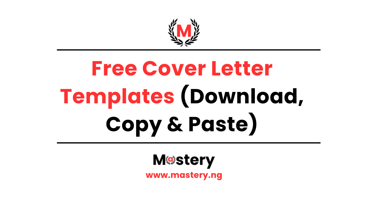 Top Free Cover Letter Templates (Download, Copy & Paste)
